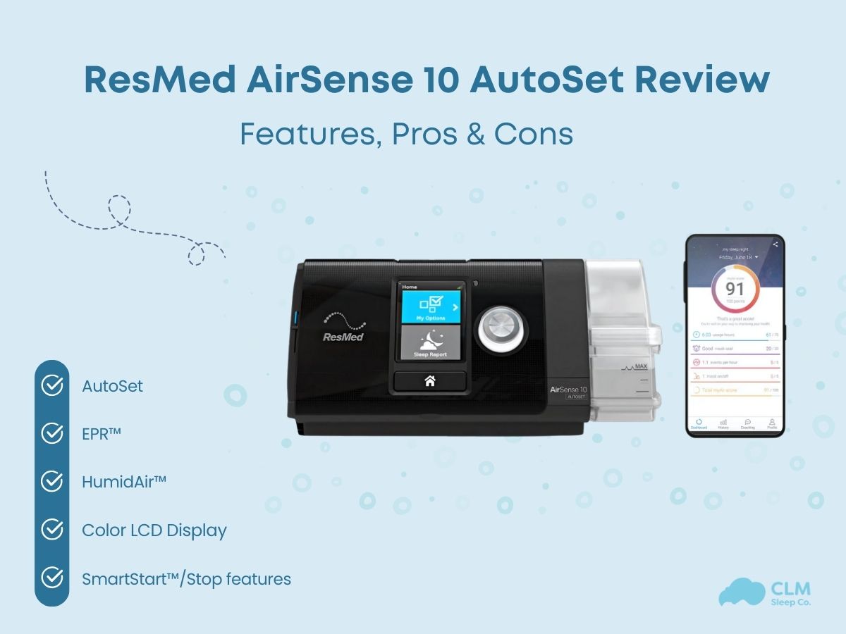 Resmed Airsense 10 Autoset Review : Features, Pros & Cons